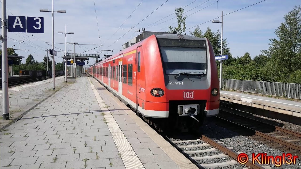 Züge von Hannover bis Minden - S-Bahn BR424 BR425 & mehr - YouTube
