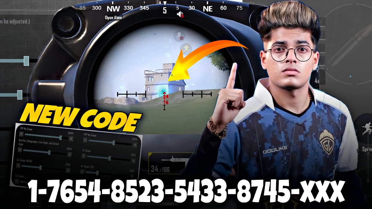 PUBG 3.6 Update 🔥 Best Sensitivity Code & 3 fingers Control Settings ...