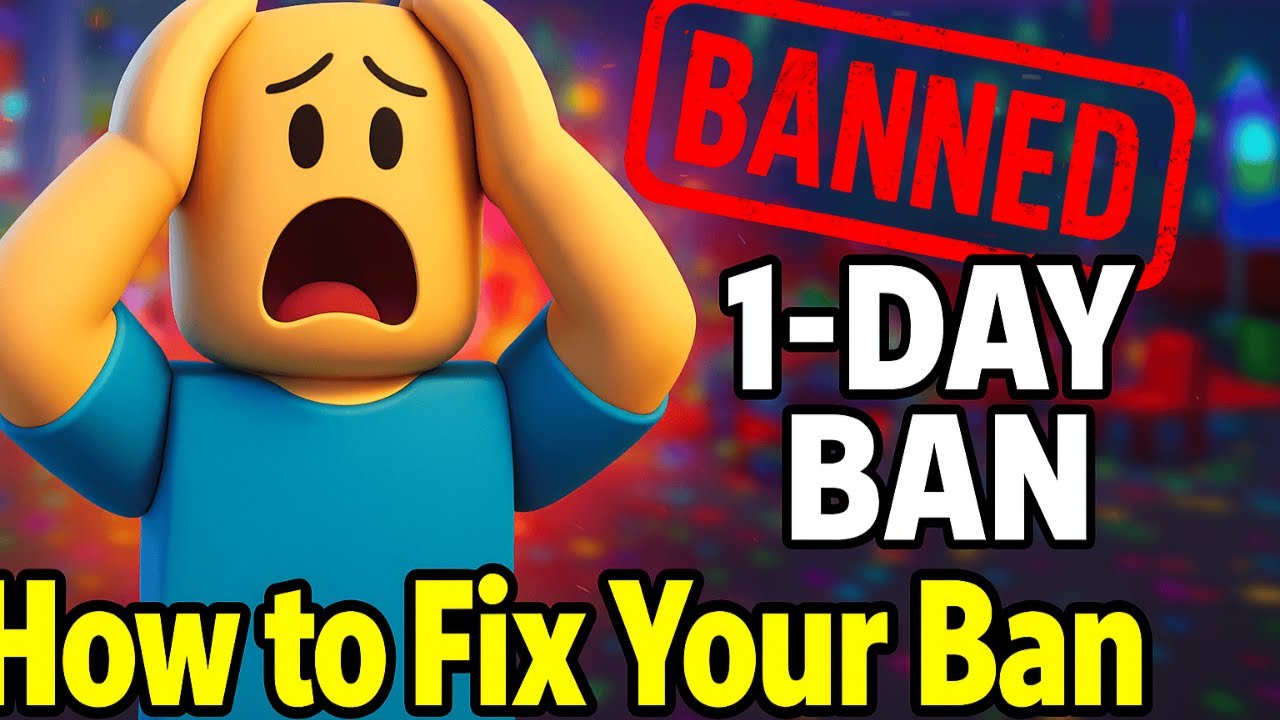 Roblox How To Fix Banned For 1 Day 2025 (Fast & Easy Guide) - YouTube