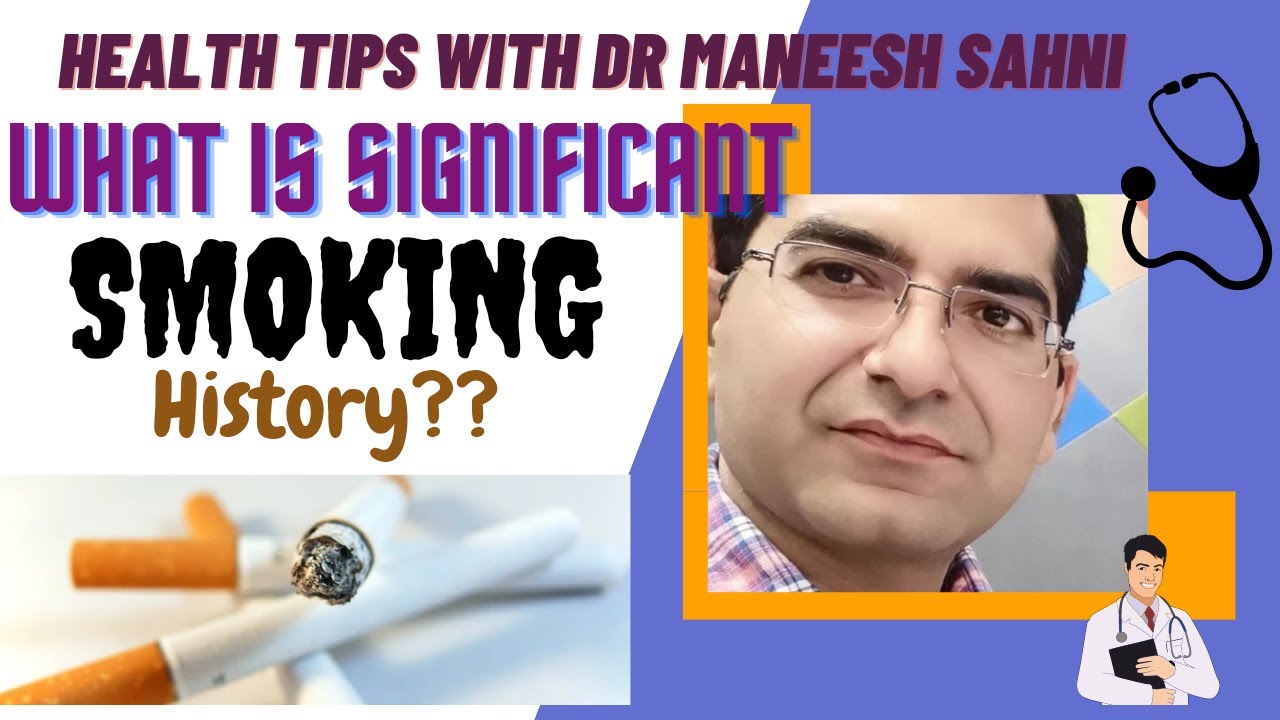 What is Significant Smoking History?? - YouTube