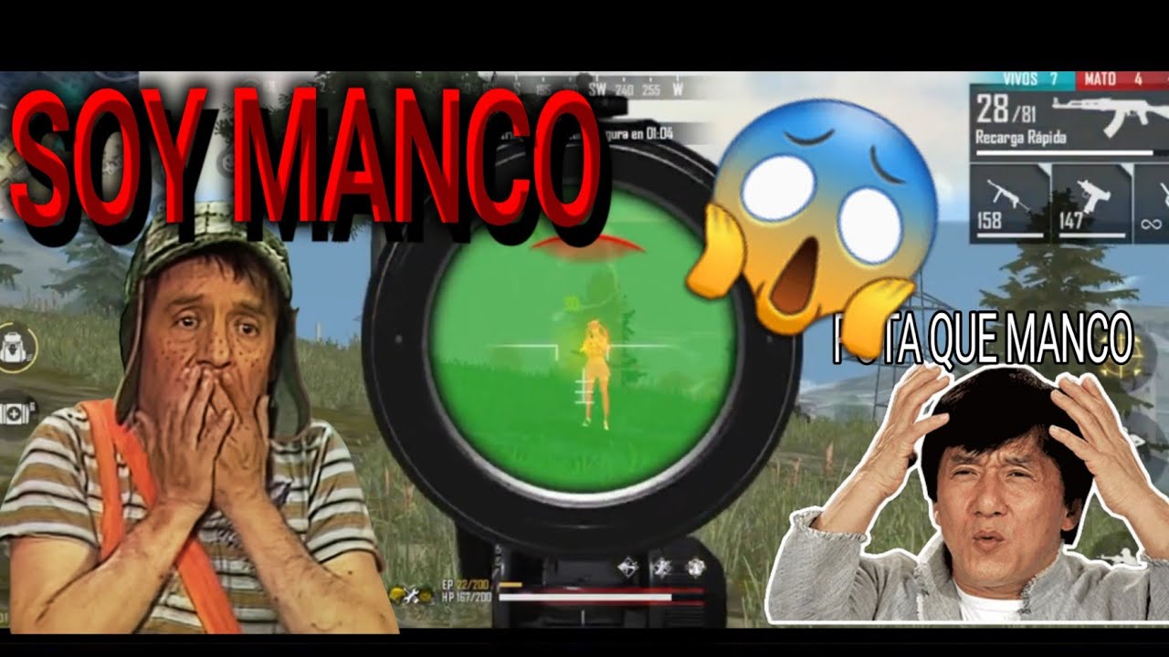 SOY MANCO EN FREE FIRE 😱 EL MAS MANCO DE MANCOS - momentos divertidos ...