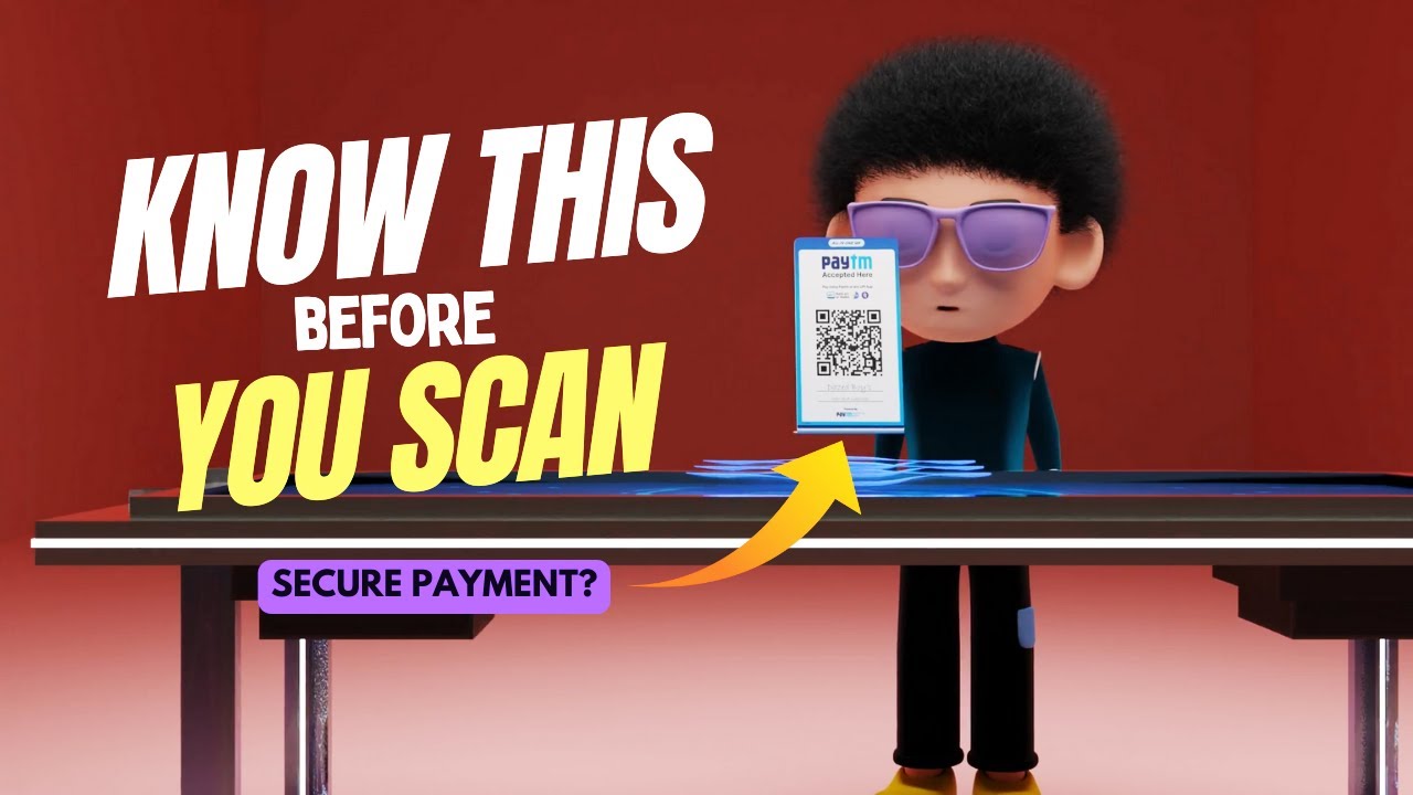 How safe is QR code Payment? (3D animation) - YouTube