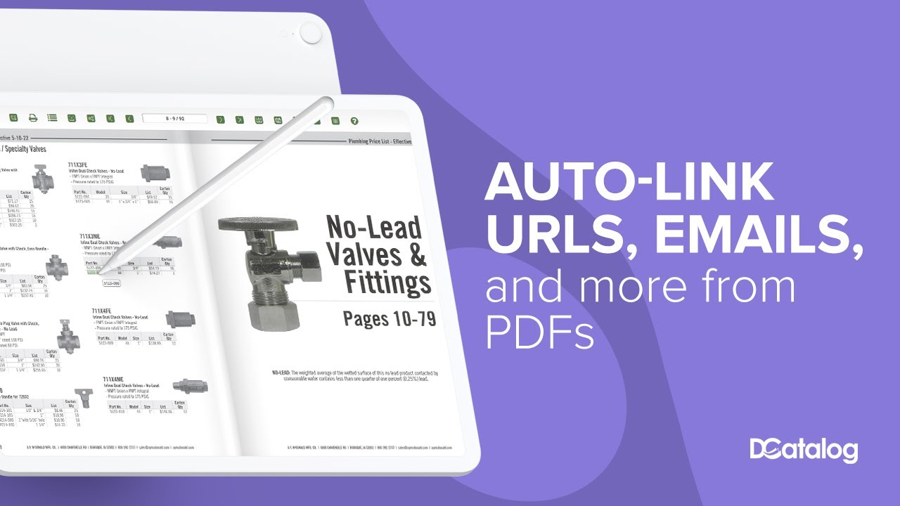 Auto-link URLS, Emails, and More from PDFs - YouTube