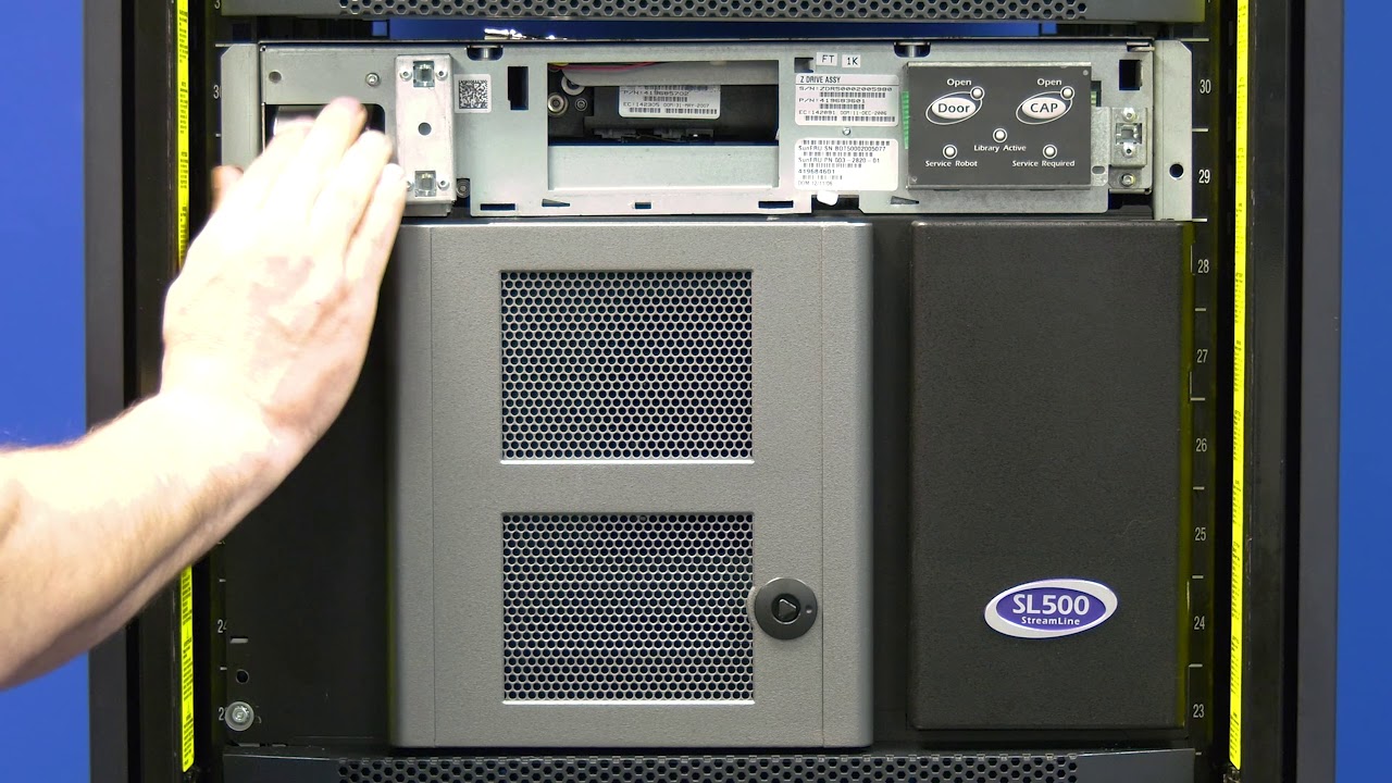 StorageTek SL500 Picker Replacement Video - YouTube