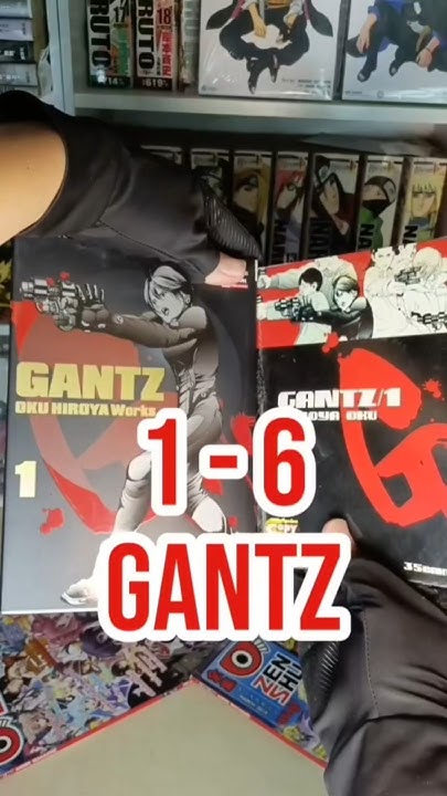 GANTZ 1-6 เล่มใหญ่ เล่มเล็ก#gantz #manga #mangaallvolume #มังงะ #kkmangaxln - YouTube