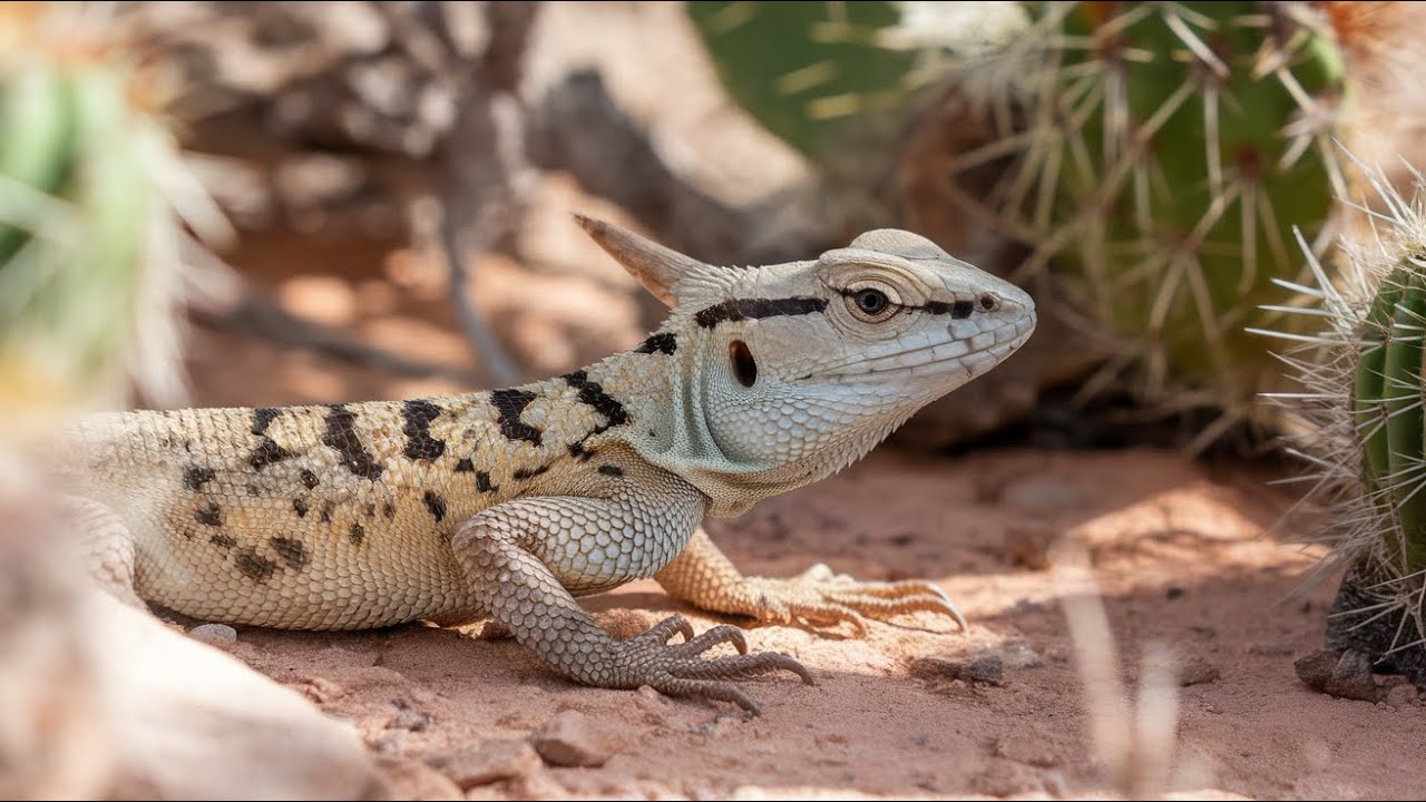 The Desert Camouflage of the Horned Lizard - YouTube