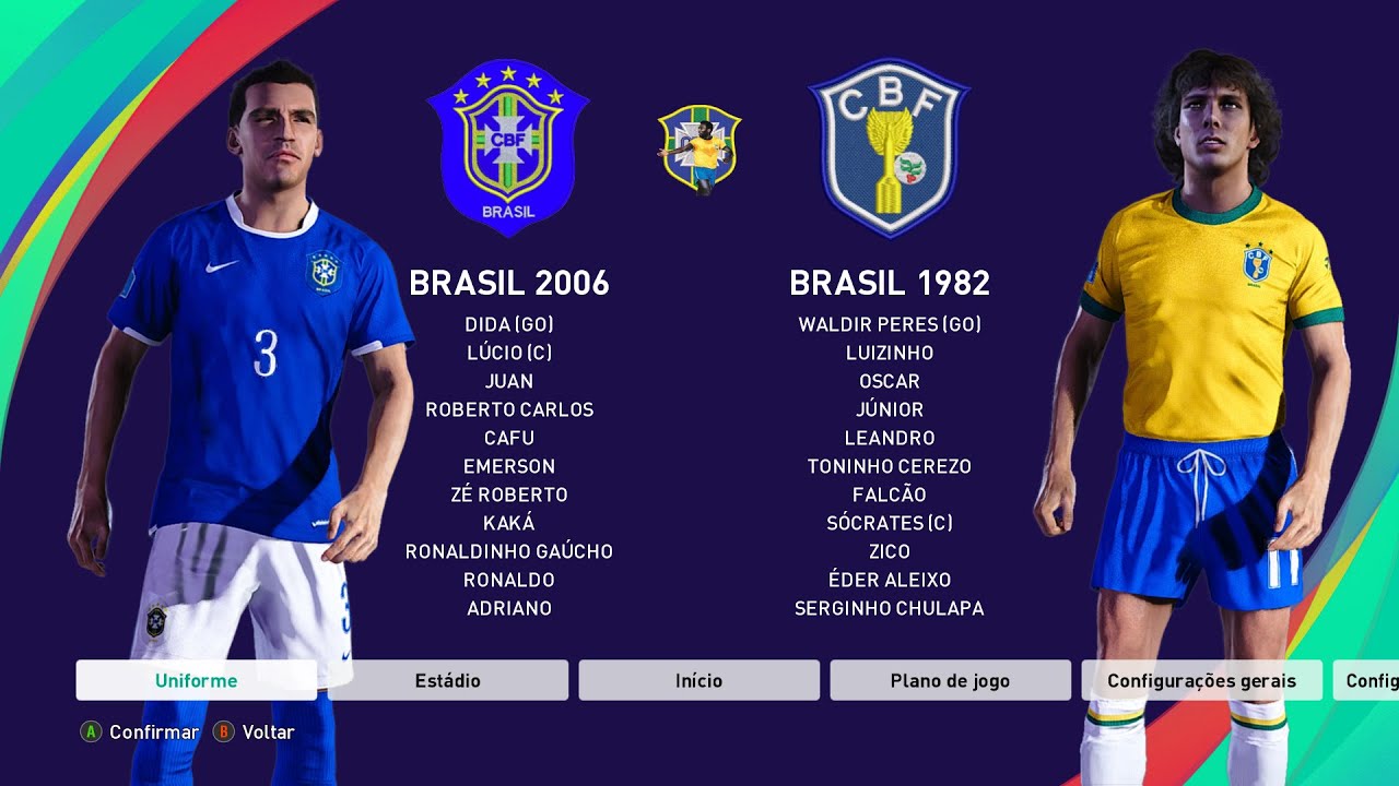 Brasil 2006 x Brasil 1982 - YouTube