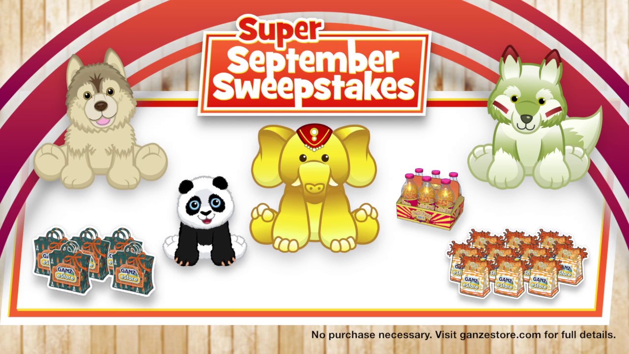 Webkinz Super September Sweepstakes! - YouTube