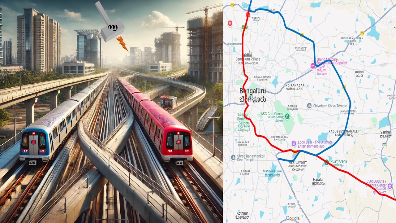 Namma Metro Red Line Project Approved - YouTube