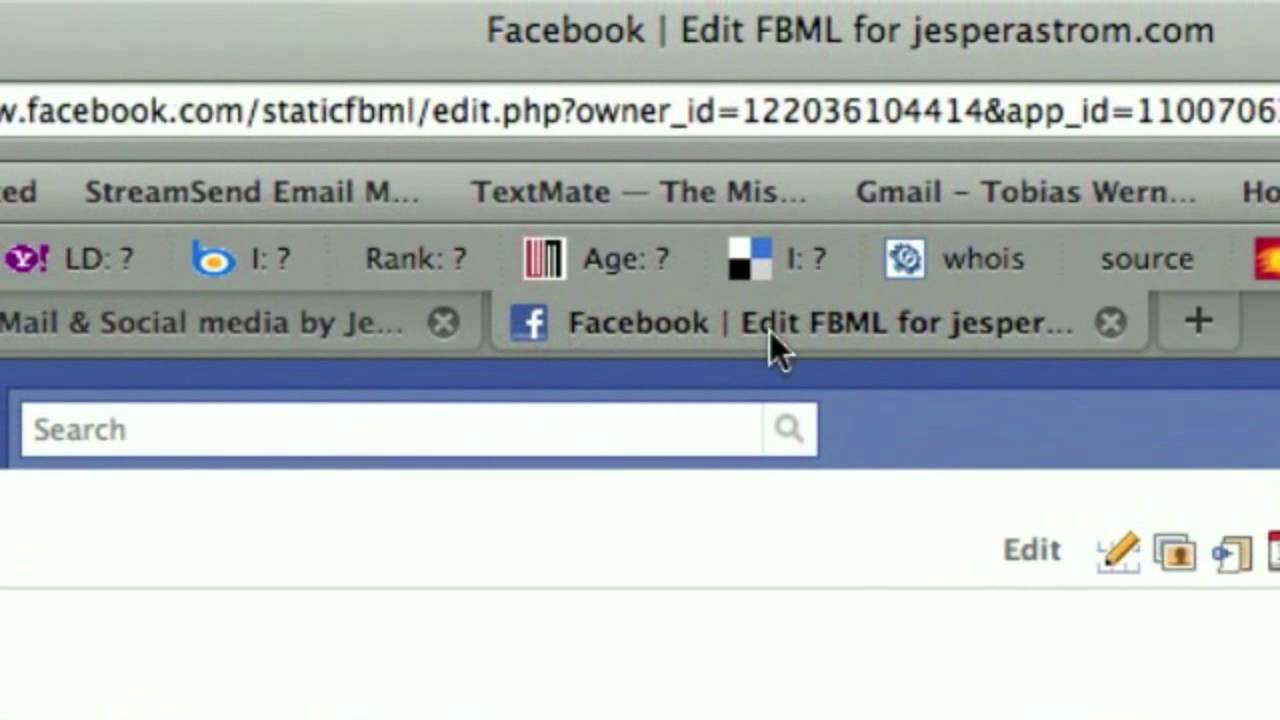 Adding a second Facebook FBML box to your Facebook Page - YouTube