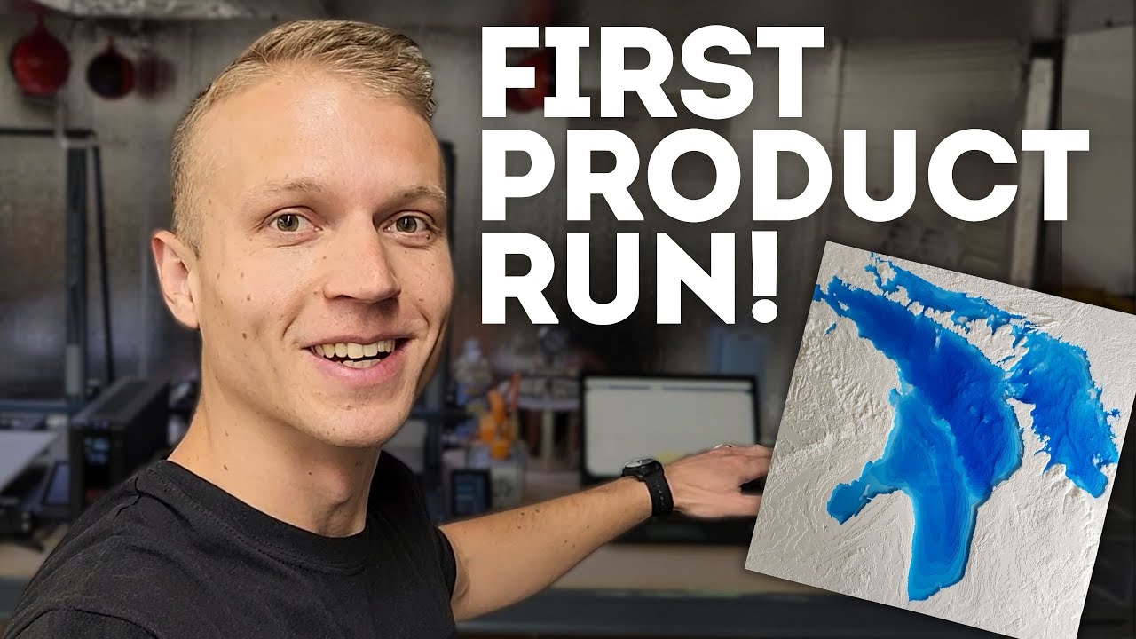 First Product Run: 3D Printing Lake Art | AZIMUTH24 Episode 3 - YouTube