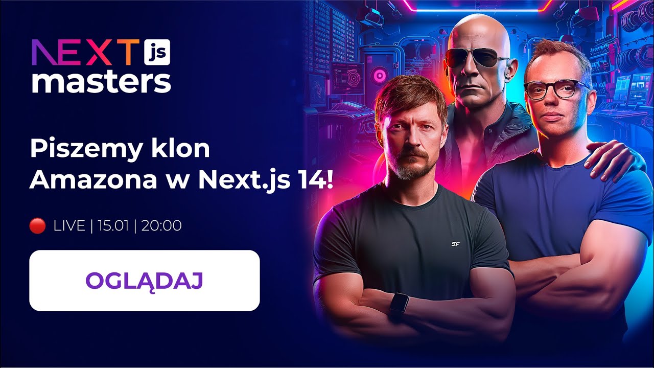 Piszemy klon Amazona w Next.js 14 – NEXT.JS MASTERS - YouTube