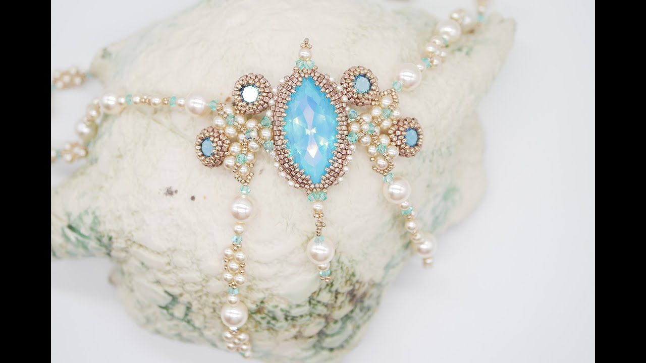 Perla Beaded Necklace - DIY Jewelry Making Tutorial - YouTube