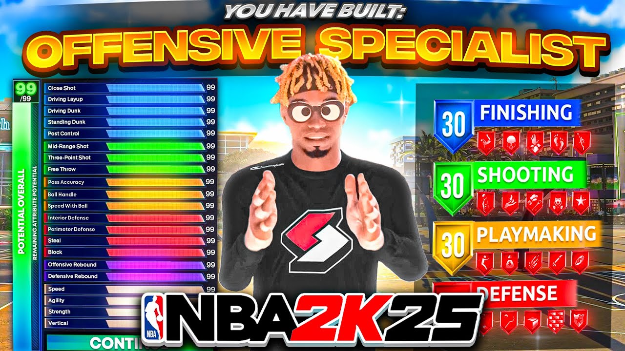 this OFFENSIVE SPECIALIST BUILD BROKE NBA 2K25! BEST GUARD BUILD CAN ...