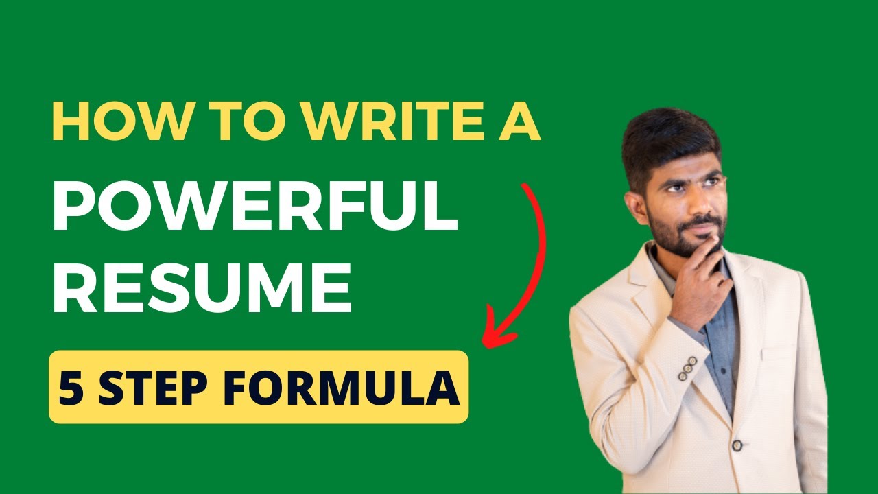 5 Musts Of Resume Writing | Dr Karuna - YouTube