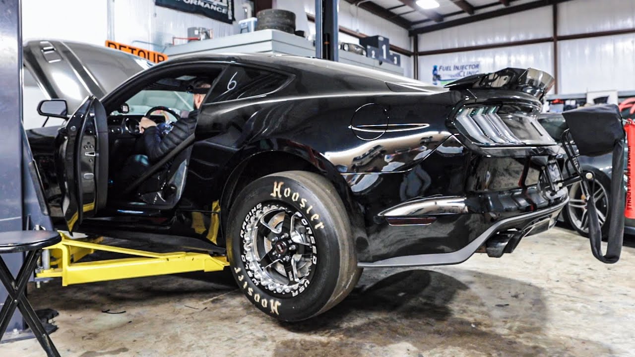 First Drive in my Drag Mustang on the Streets! *SUPER SKETCHY* - YouTube