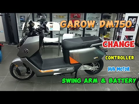 GAROW DM750 change hub motor 3k watts dual sensor and controller fd ...