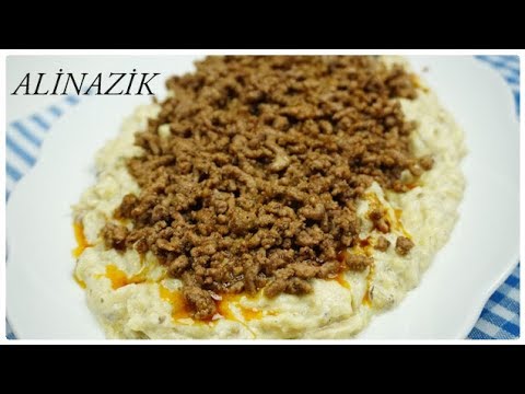 Muhteşem lezzet Alinazik tarifi / nefis yemek tarifleri / davet yemekleri / Figen Ararat