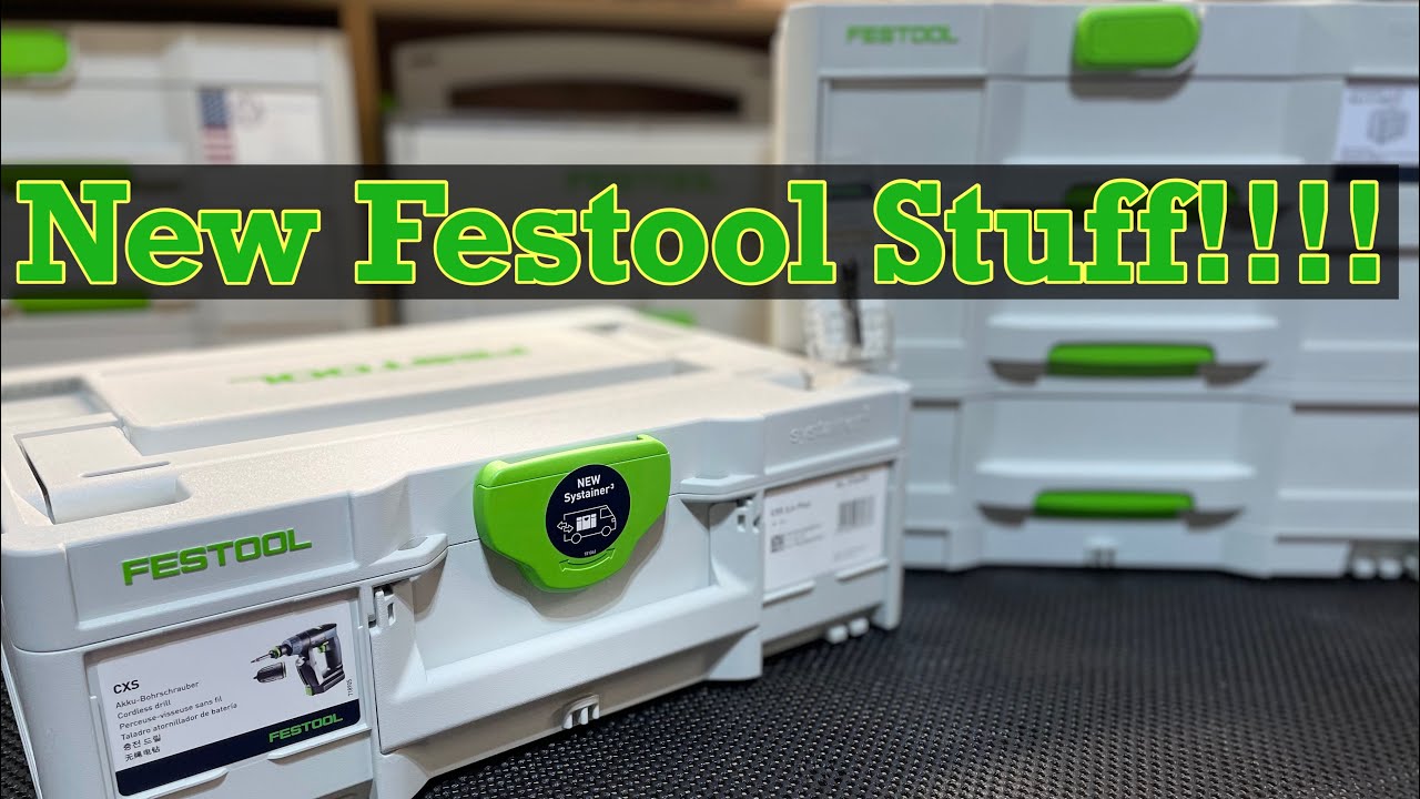 New Festool drill and more ORGANIZATION systainers - YouTube