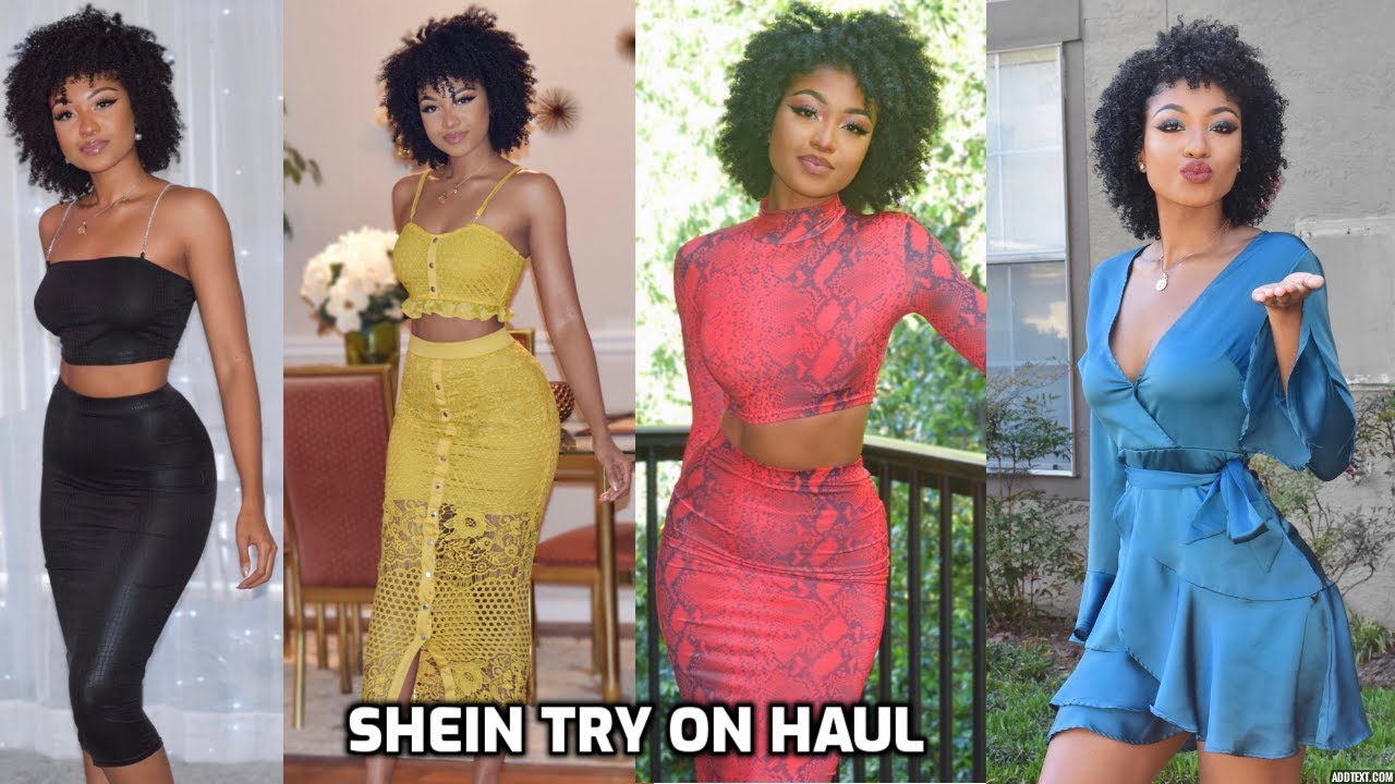 SHEIN TRY ON HAUL 2020 | 8 OUTFITS | DisisReyRey - YouTube