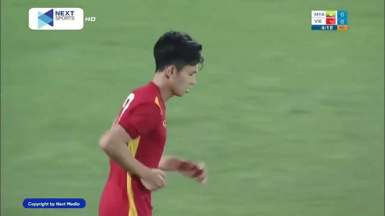 🔴U22 Việt Nam - U22 Myanmar | Sức Tấn Công Áp Đảo Khiến Đối Thủ Khiếp Vía - YouTube