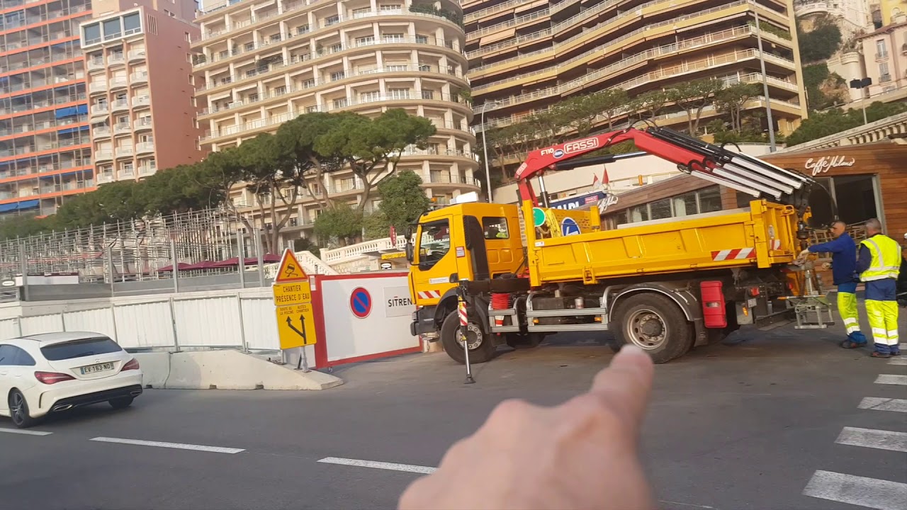 MP259 - Seeing How The Monaco F1 Track Is Built. - YouTube
