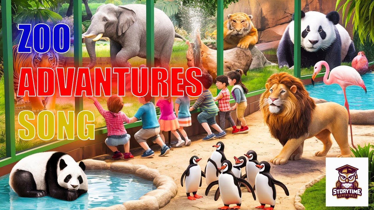 Zoo Adventures Song | Fun Animal Song for Kids | #kidssong #animalsong #zooanimals # ...