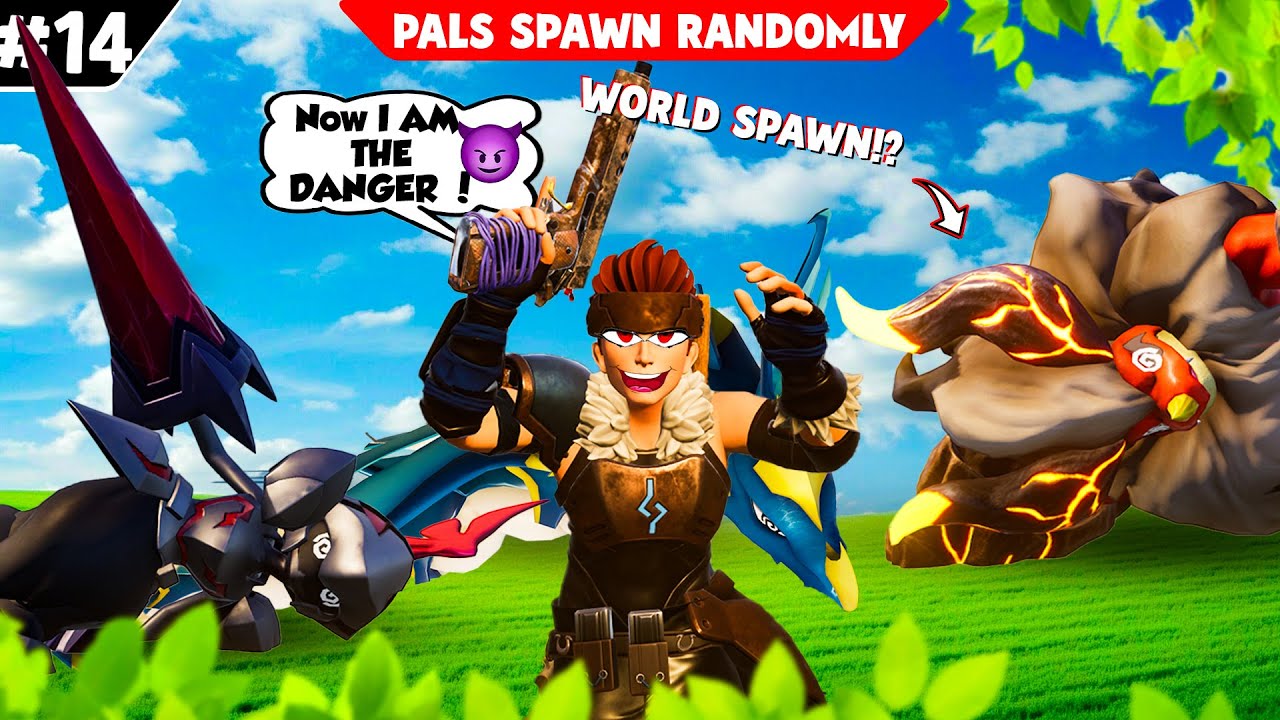 😈 CAPTURED NECROMUS || Palworld BUT THE PALS SPAWN RANDOMLY ANYWHERE || EP. 14 RANDOM PAL SERIES ...