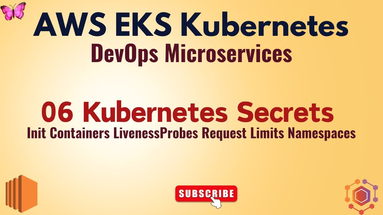 ๐ 06 Kubernetes Secrets Init Containers Livenessprobes Request Limits Namespaces ๐ฅ Aws Eks