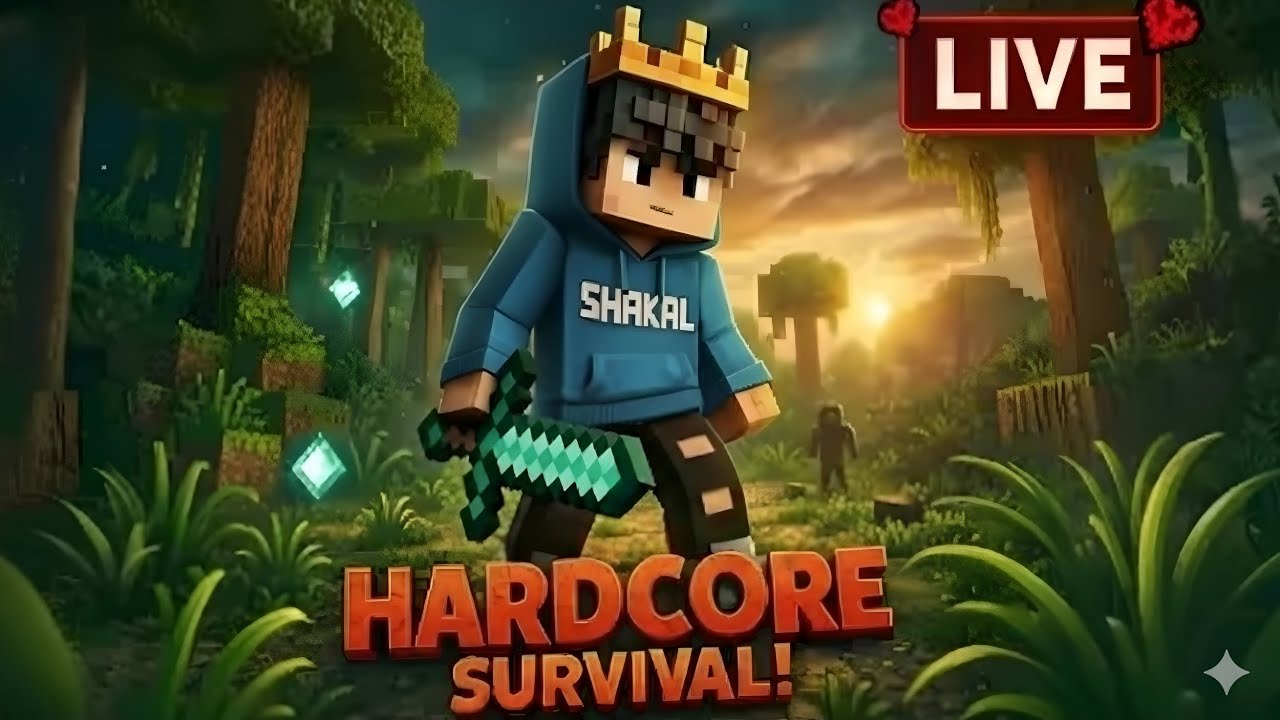 🔥 MINECRAFT SURVIVAL DAY 7| SUBCRIBE SURVIVAL |SHAKAL IS LIVE | # ...