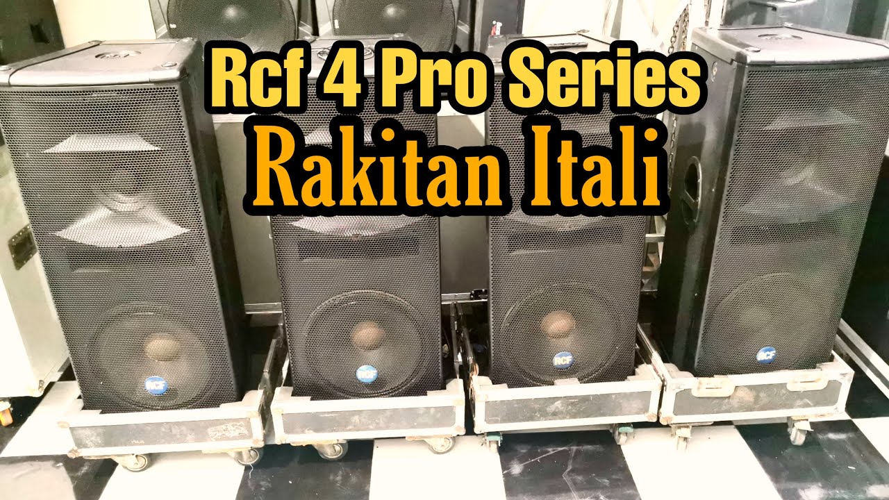 ( Live) REVIEW RCF 4PRO SERIES.... HARGA PANDEMi !!! - YouTube