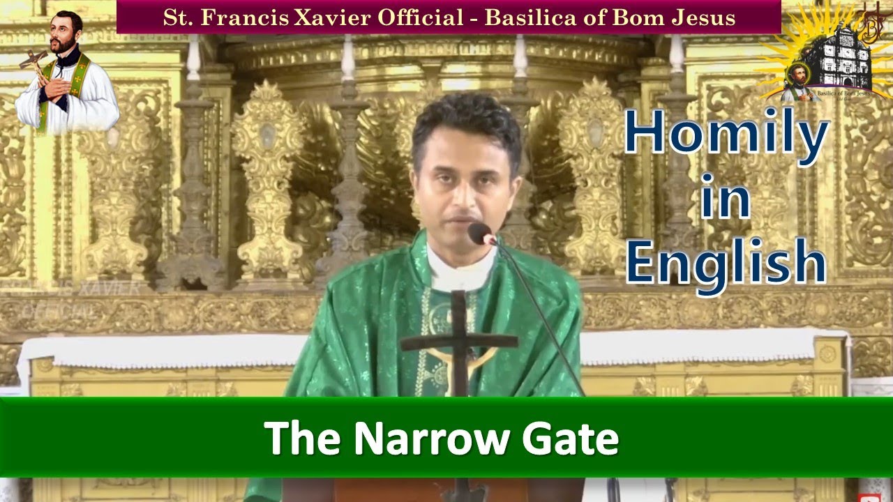 Sermon - The Narrow Gate - Homily in English - 27 June 2023 - YouTube