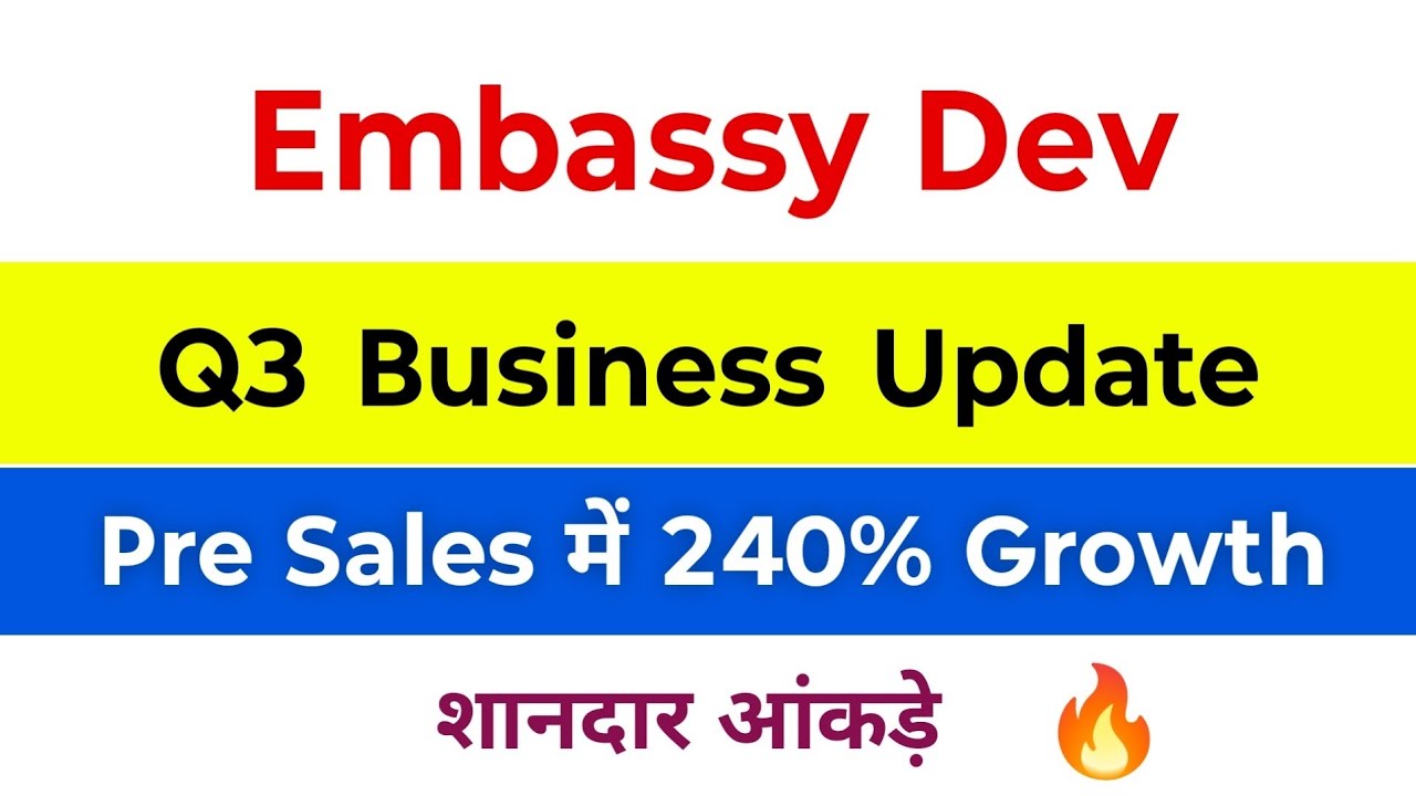 Embassy Development Share Latest News | Embassy Development Share News ...