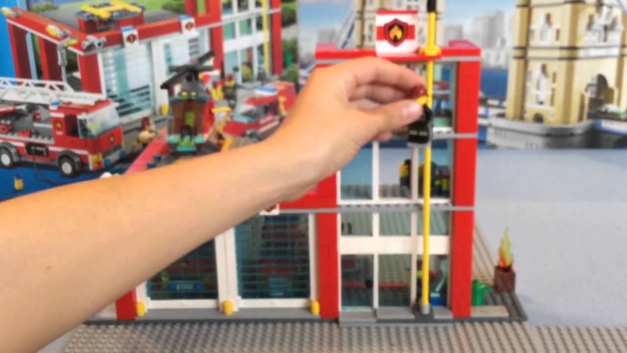 LEGO CITY SET 60004 FIRE STATION PART 2 - YouTube