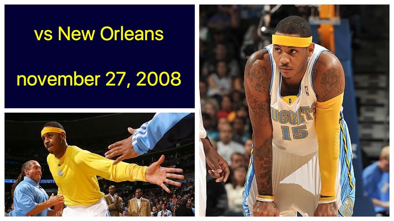Carmelo Anthony 24 pts vs New Orleans Hornets Highlights (november 27 ...