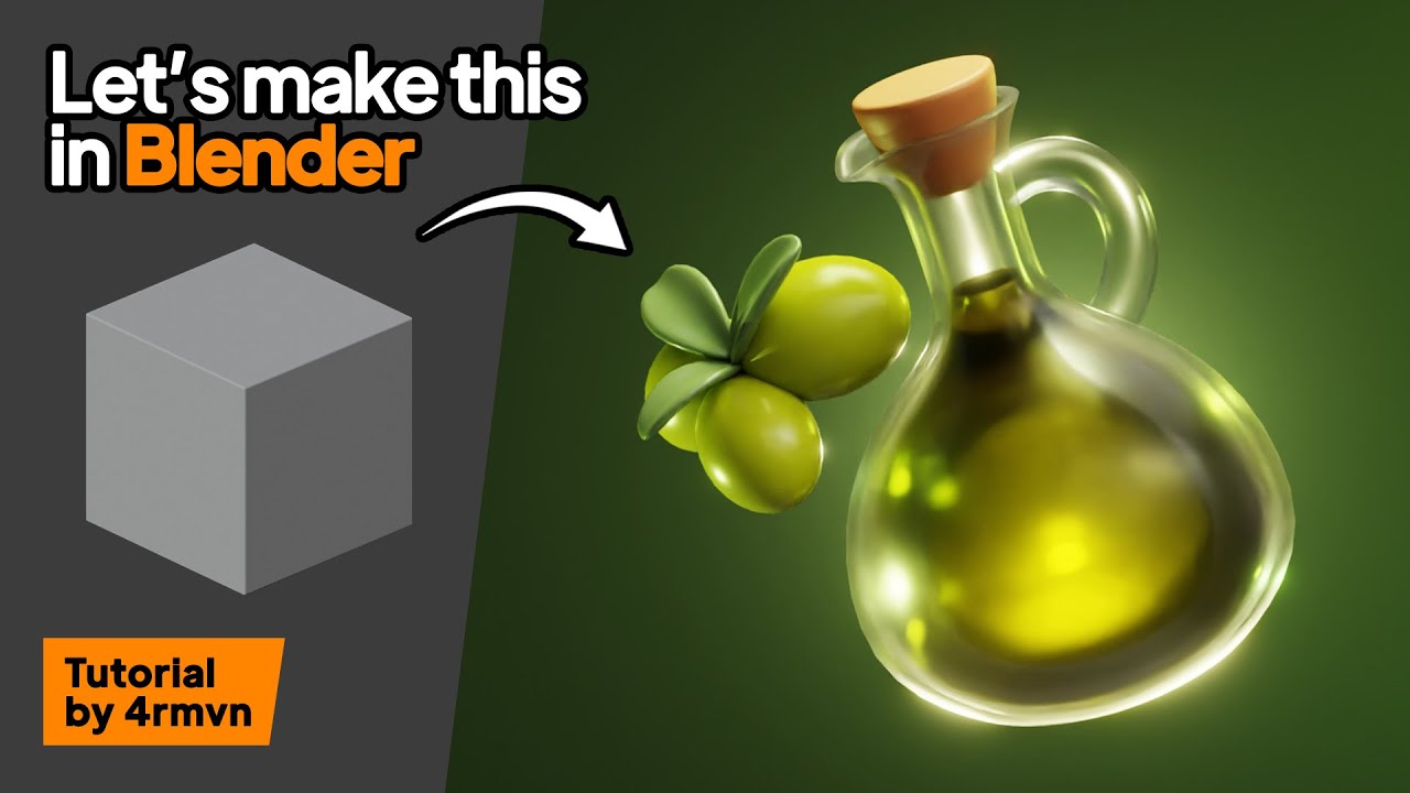 "Stylized Food Icons in Blender" - YouTube