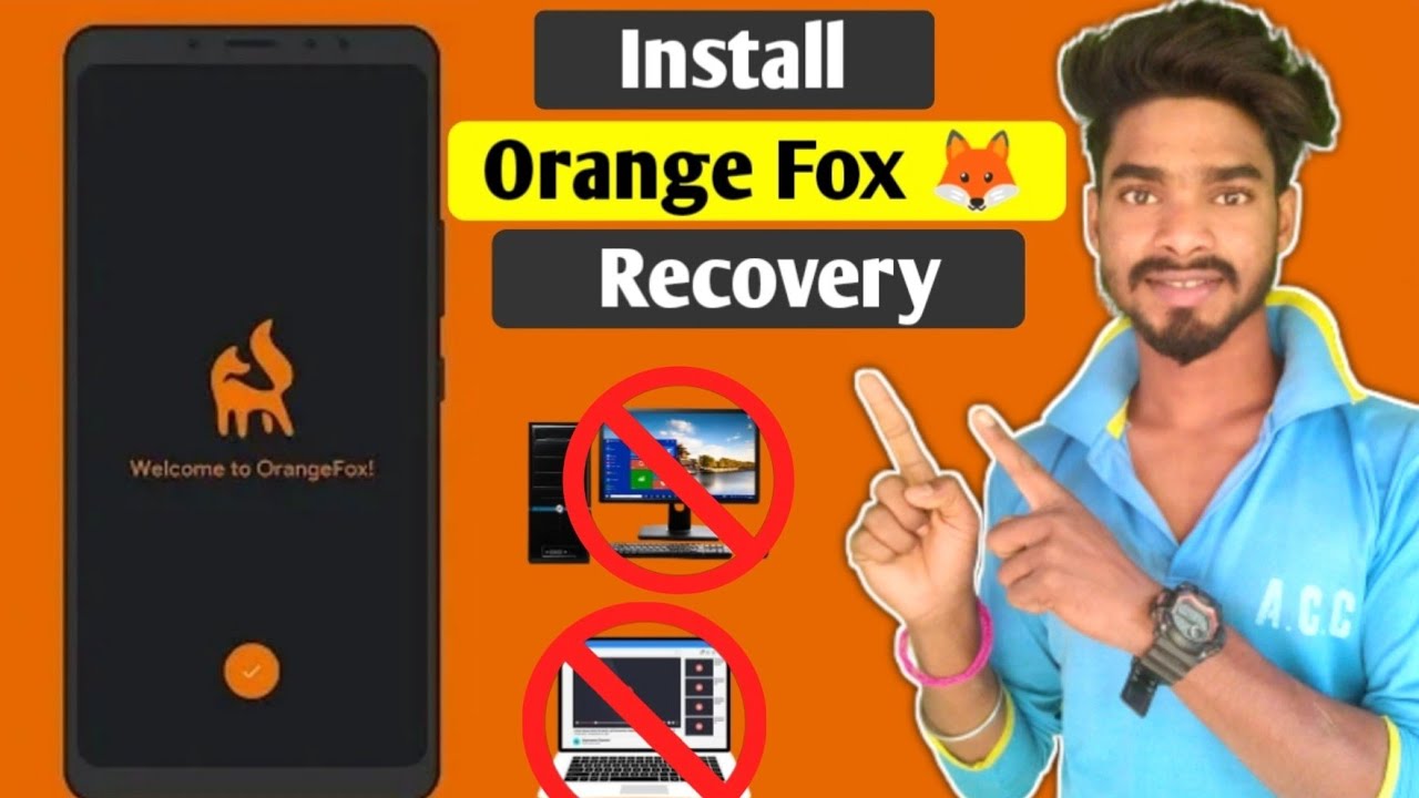 🦊How To Install Orange Fox Recovery Without Pc || Install Recovery Any ...