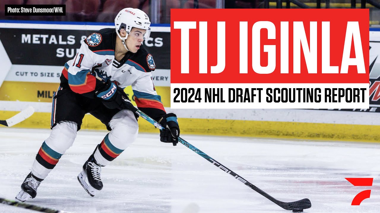 Tij Iginla Scouting Report 2024 NHL Draft | Can't Miss Offensive ...