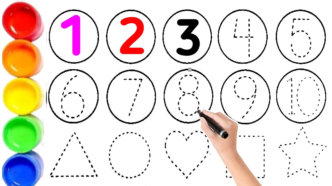 Learn ABCD, shapes,123 numbers for preschool toddlers & kids ...
