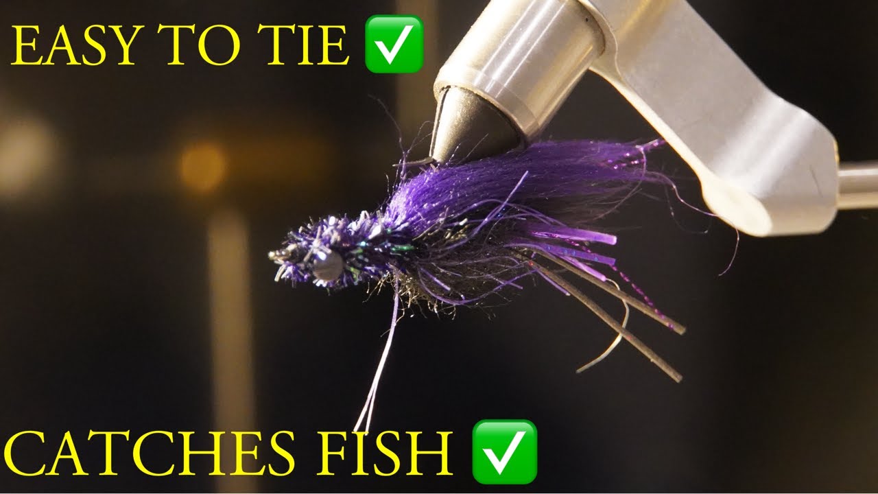 Effective Redfish Fly | The BLURPLE Shrimp Fly Tying Tutorial | The ...