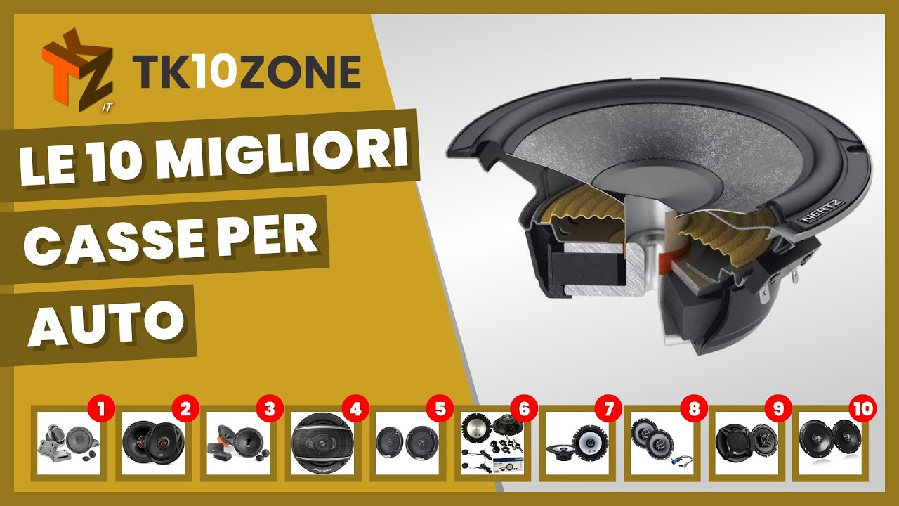 Le 10 Migliori Casse Acustiche Per Auto Youtube