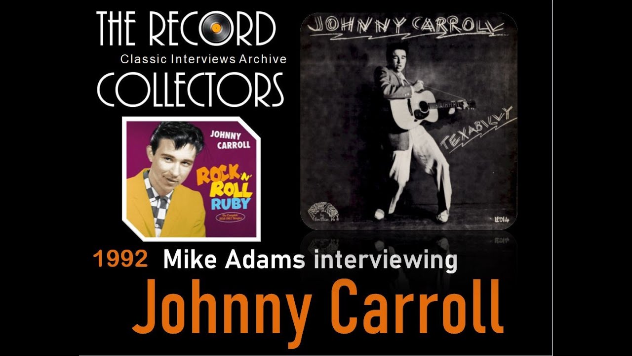 1992 Johnny Carroll - ROCKABILLY Legend RARE BBC interview on 'The Record Collectors' - YouTube