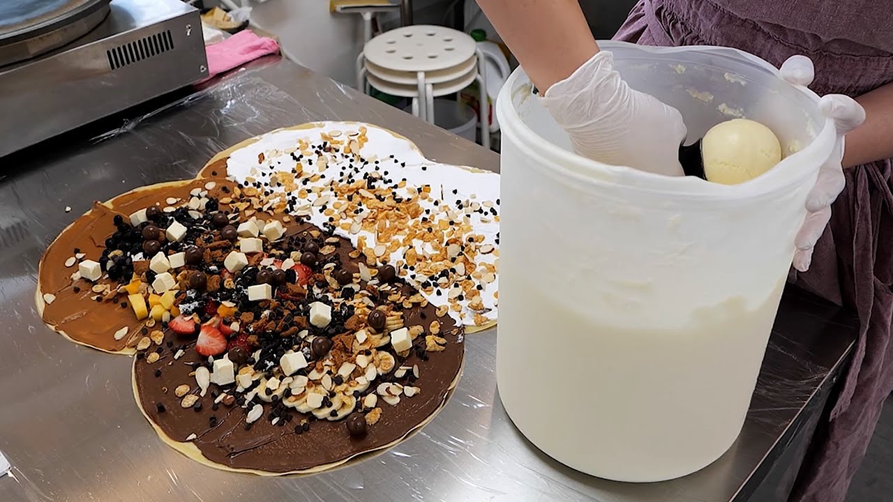 Amazing Size Crepe and Popular Crepes Collection / 대왕크레페와 인기 크레페 ...