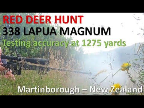 338 Lap Mag deer hunting stories & testing accuracy at 1275 yards - YouTube