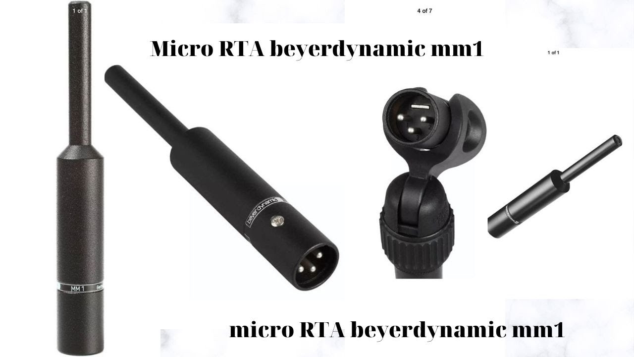 MICRO RTA (beyerdynamic mm1) made in Germany dùng cho kỹ thuật âm thanh ...