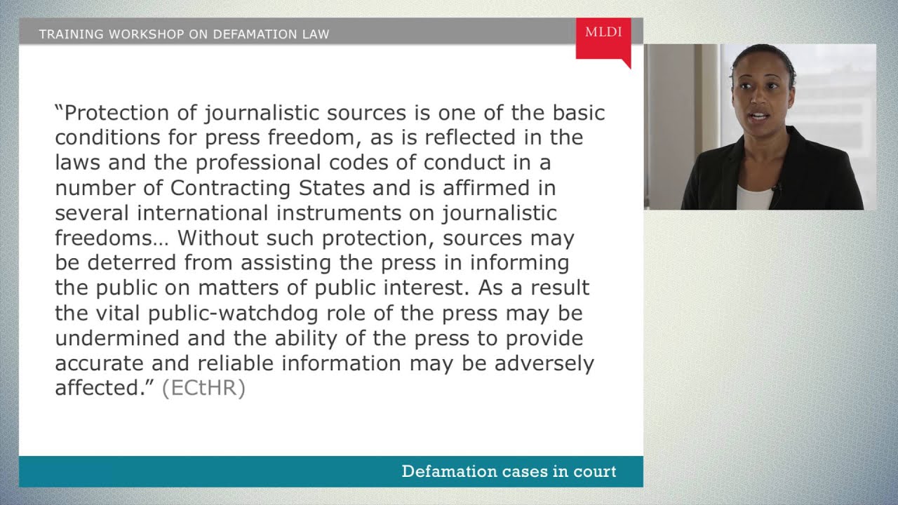 Mod. 2, Ch. 5: Protection of Sources - YouTube