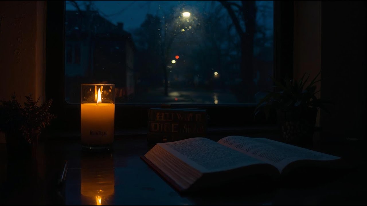 Midnight Melancholy: Rain & Candlelight - YouTube