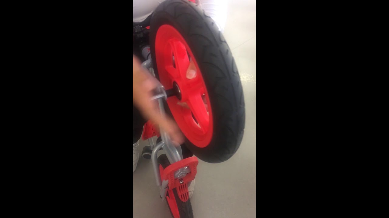 Fixie - How to assemble the front wheel - YouTube