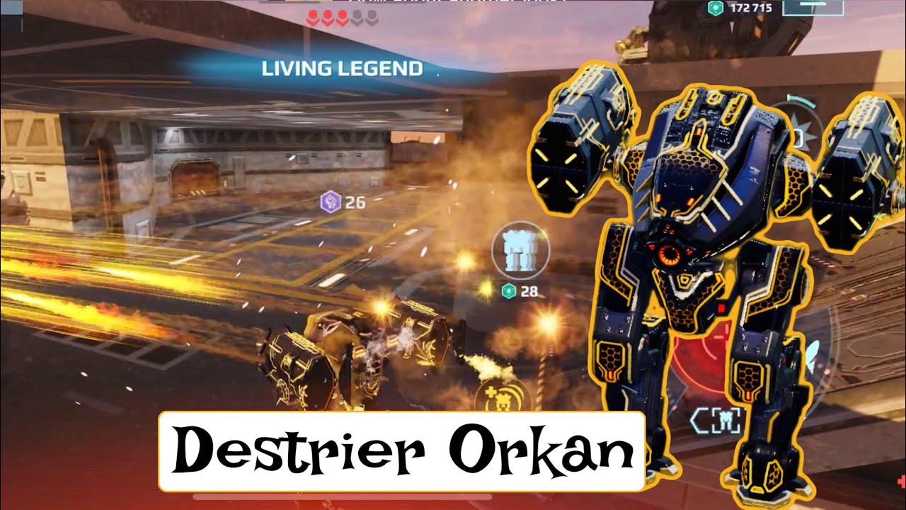 Ultimate Destrier Orkan MK3 | War Robots Gameplay - YouTube