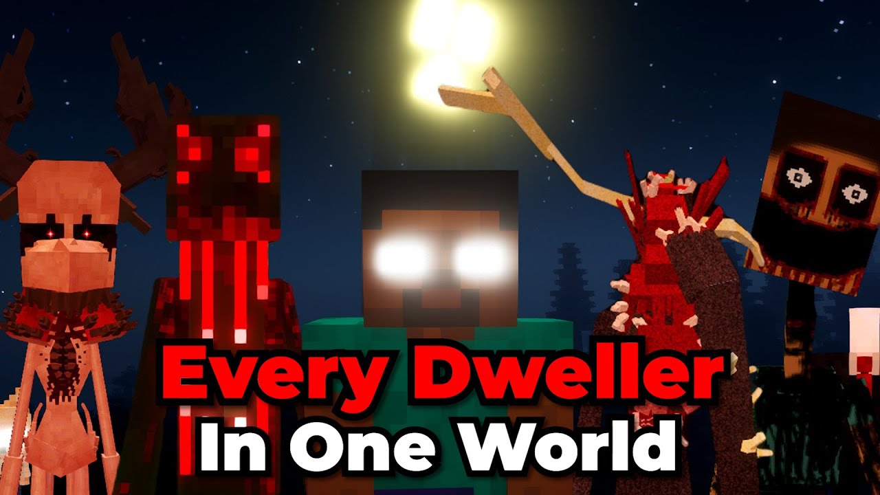 Surviving Minecraft With Every Dweller - YouTube